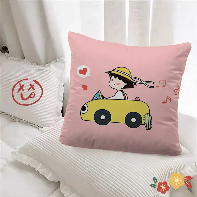 Anime-Pillow-Chibi-Maruko-chan-Decorative-Pillowcases-for-Pillows-45x45 ...
