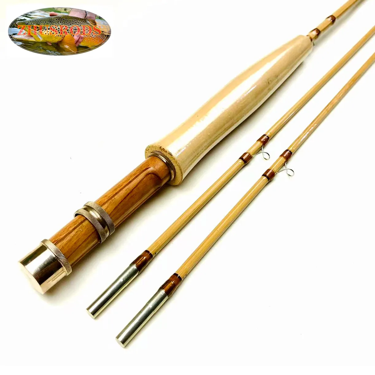 Cattanach-6632-6-6-3-wt-2-Section-2-Tip-ZHUSRODS-Vintage-Bamboo-Fly ...