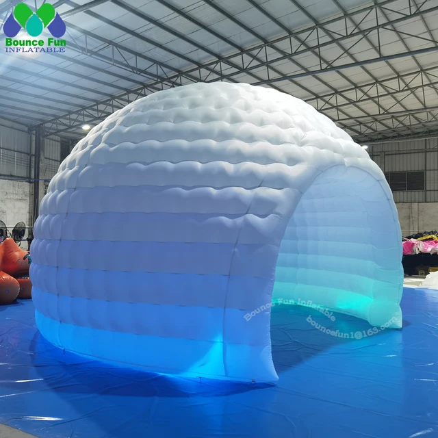 Original Special Giant LED Inflatable Dome Tent With Big Opennings Blow ...