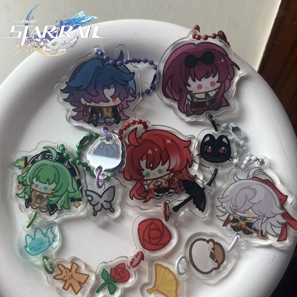 Game Honkai: Star Rail Kafka Blade HuoHuo Jing Yuan Cosplay Keychain ...