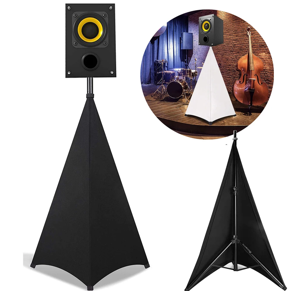 Tripod-Stand-Cover-Universal-Speaker-Stand-Scrim-Height-Flexible ...