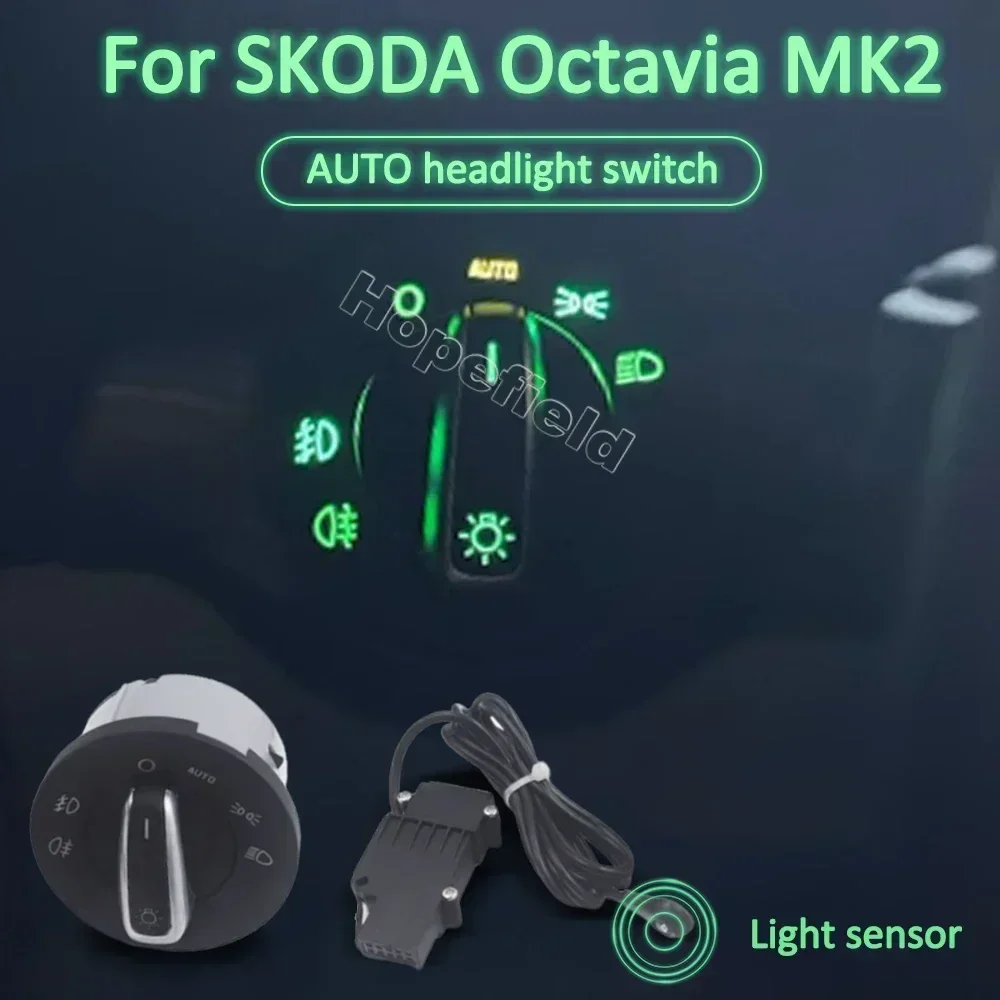 LED AUTO headlight switch fog light dash coming leaving home control ...