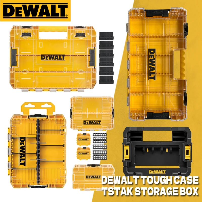 DEWALT-TSTAK-caja-de-almacenamiento-resistente-piezas-de-brocas-de ...