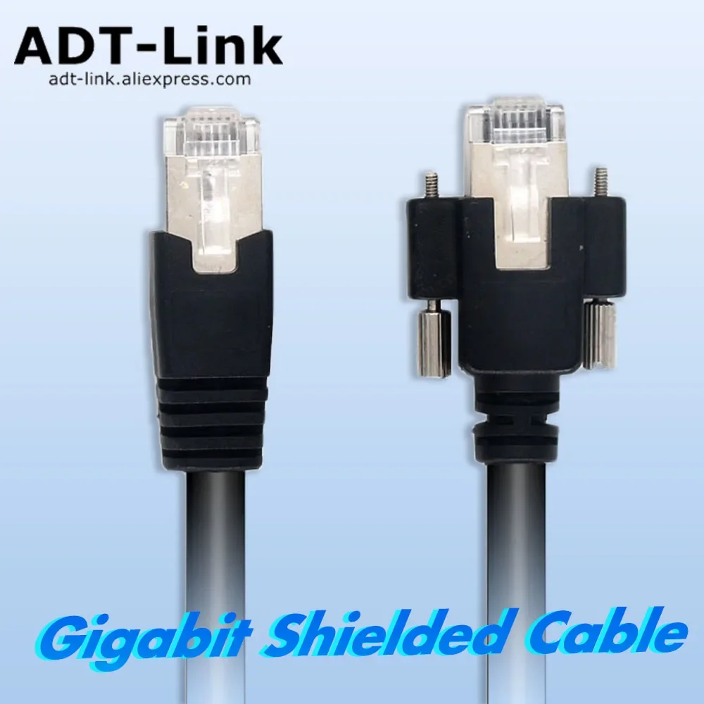 GIGE-Gigabit-Ethernet-Cable-With-Screws-Mounting-Lock-Industrial ...