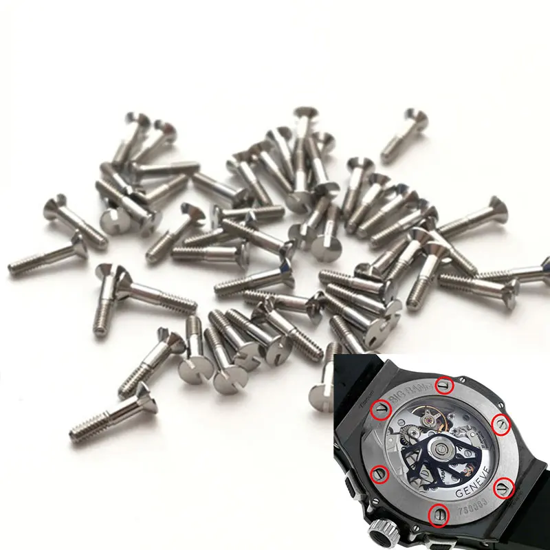 H-Shaped-U-Shaped-Watch-Band-Bezel-Buckle-Stainless-Steel-Screw-Fit ...