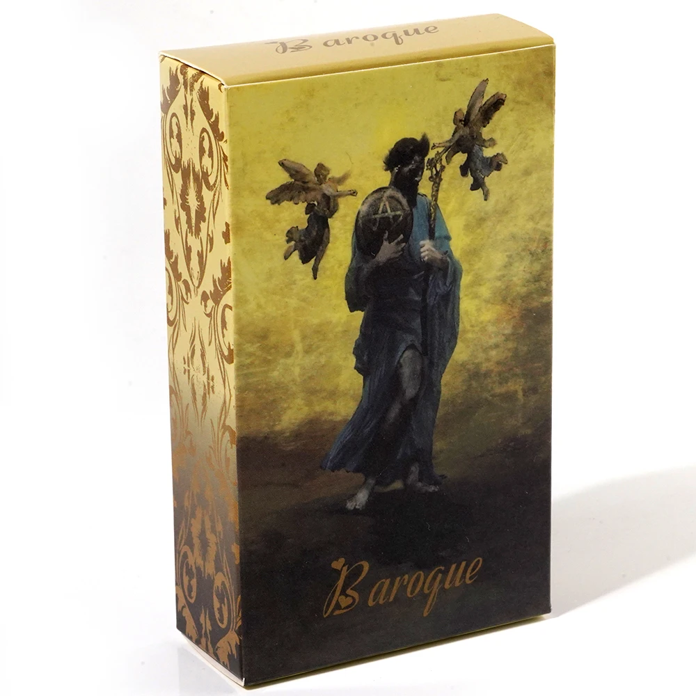 Jaune clair - 78 cartes de tarot baroque avec guide PDF inspiré du ...
