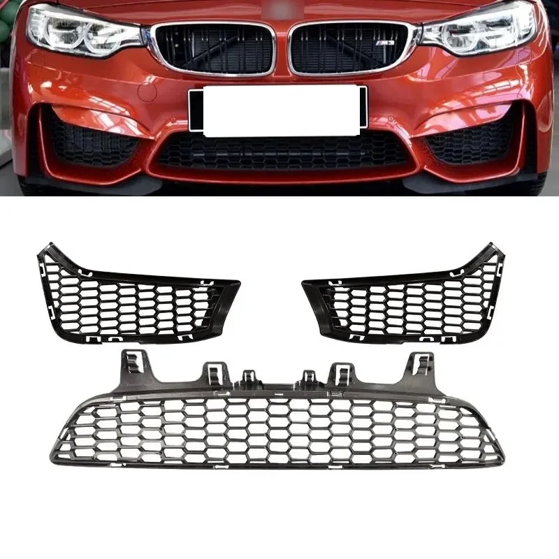 Front-bumper-grille-frame-For-BMW-3-Series-4-Series-M3-M4-F80-F82-F83 ...