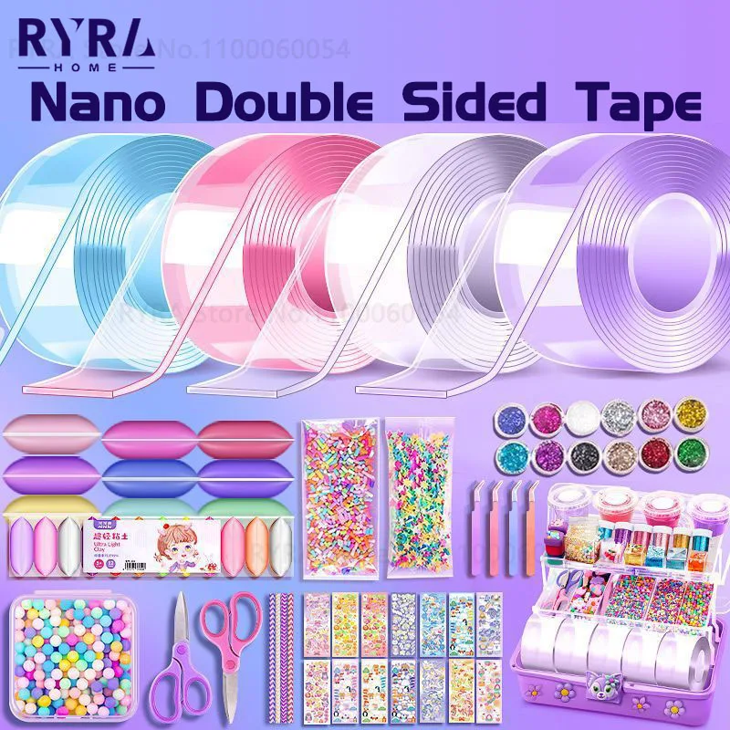 Nano-Tape-Kneading-Blowing-Bubble-Full-Set-Of-Nano-Tape-Double-sided ...