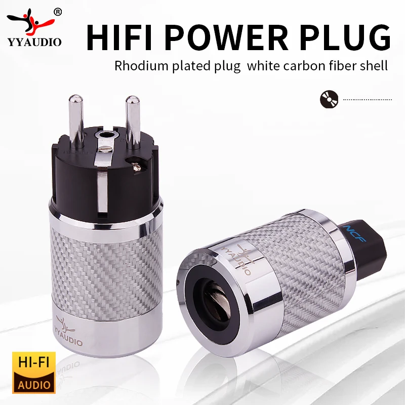 1Pair-EU-Power-Plug-IEC-Audio-Connector-For-Audiophile-DIY-Mains-Cable ...