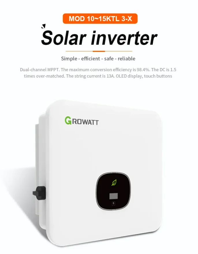 Growatt MIC 750-3300TL-X On Grid Inverter 750-3300W, 48% OFF