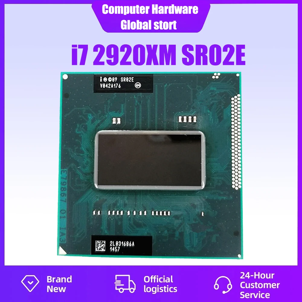 Core-I7-2920XM-SR02E-Processor-i7-2920XM-notebook-Laptop-CPU-Socket-G2 ...