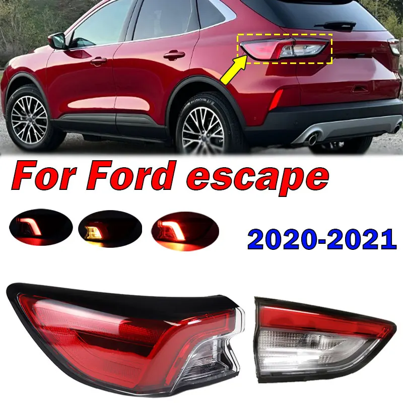 For-Ford-escape-2020-2021-Car-Parts-LED-Rear-Outside-Inside-Tail-Light ...