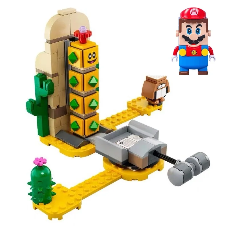 Compatible 71363 Super Mary Series Set Mario Bros Desert Pokey ...