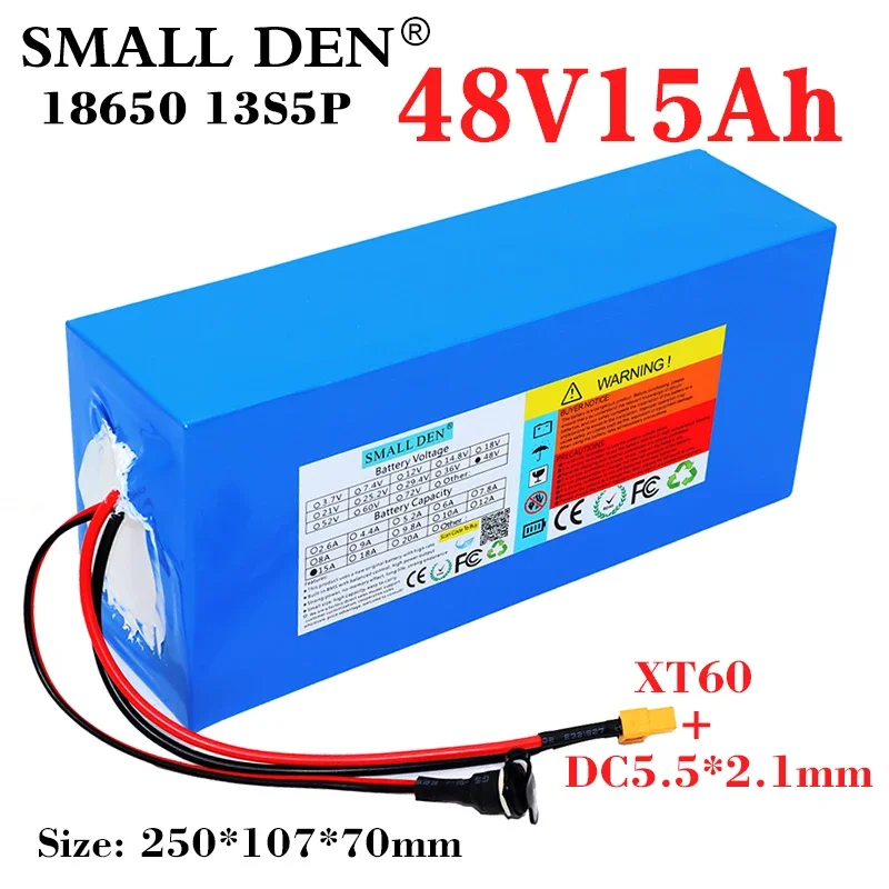 48V-15Ah-18650-Lithium-ion-battery-pack-13S5P-0-1500W-High-power-motor ...