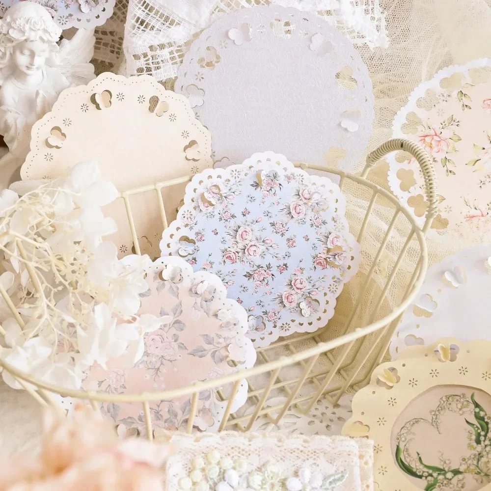 10pcs-Butterfly-Lace-Papers-Decorate-Paper-for-Diy-Scrapbooking-Paper ...