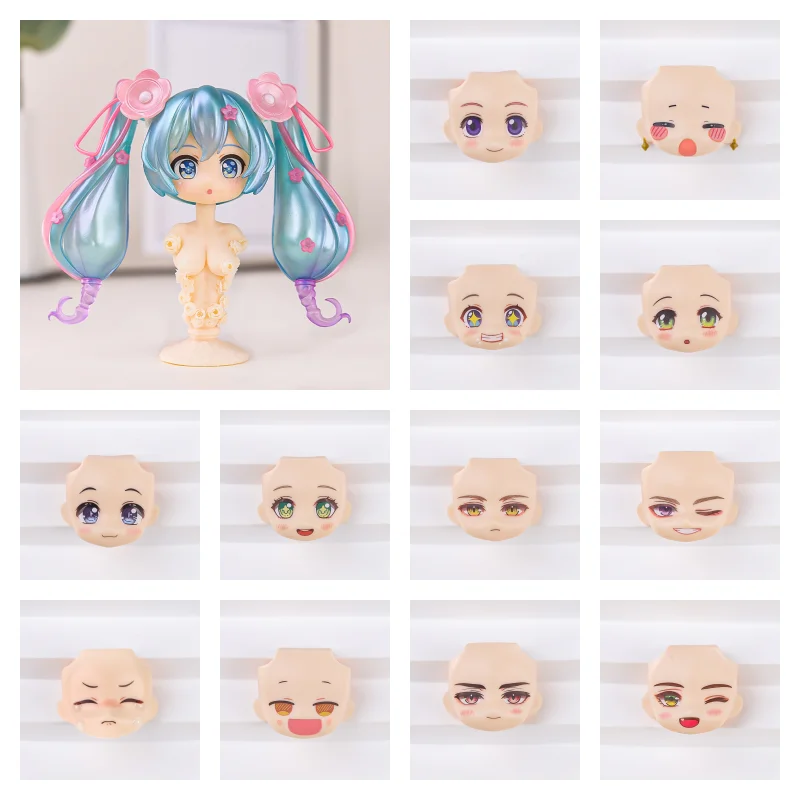 Ob11-Doll-Face-1-12-Bjd-Doll-Face-With-3d-Anime-Decal-Eyes-Cute-Change ...