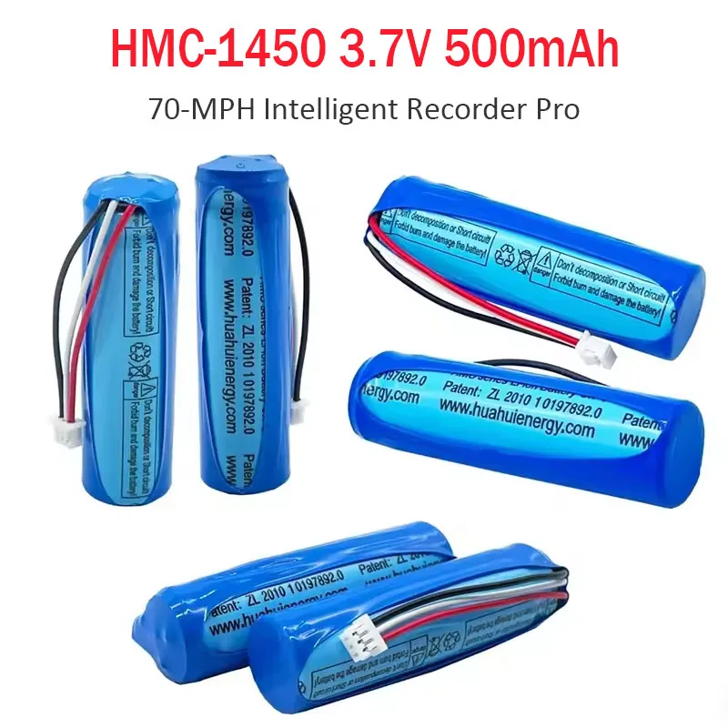 Original 3.7V 500mAh HMC1450 70mai Battery Lithium Dash Cam Pro Car ...