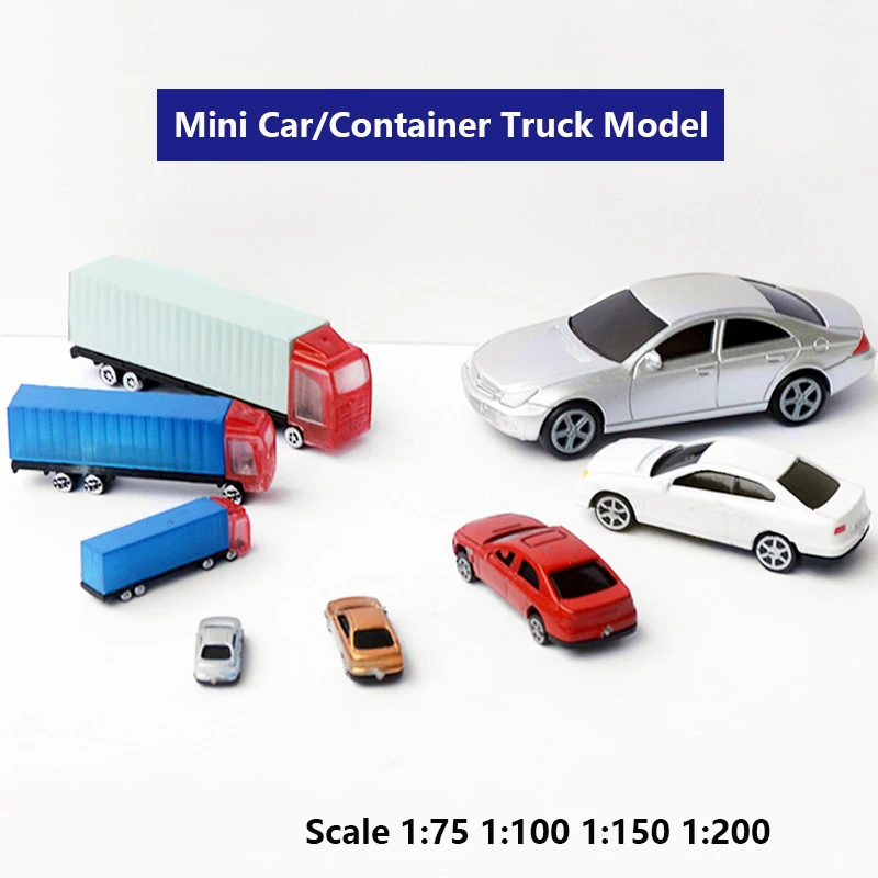 Miniature-Car-Container-Truck-Model-Scale-1-75-1-200-Toy-Vehicle-For ...