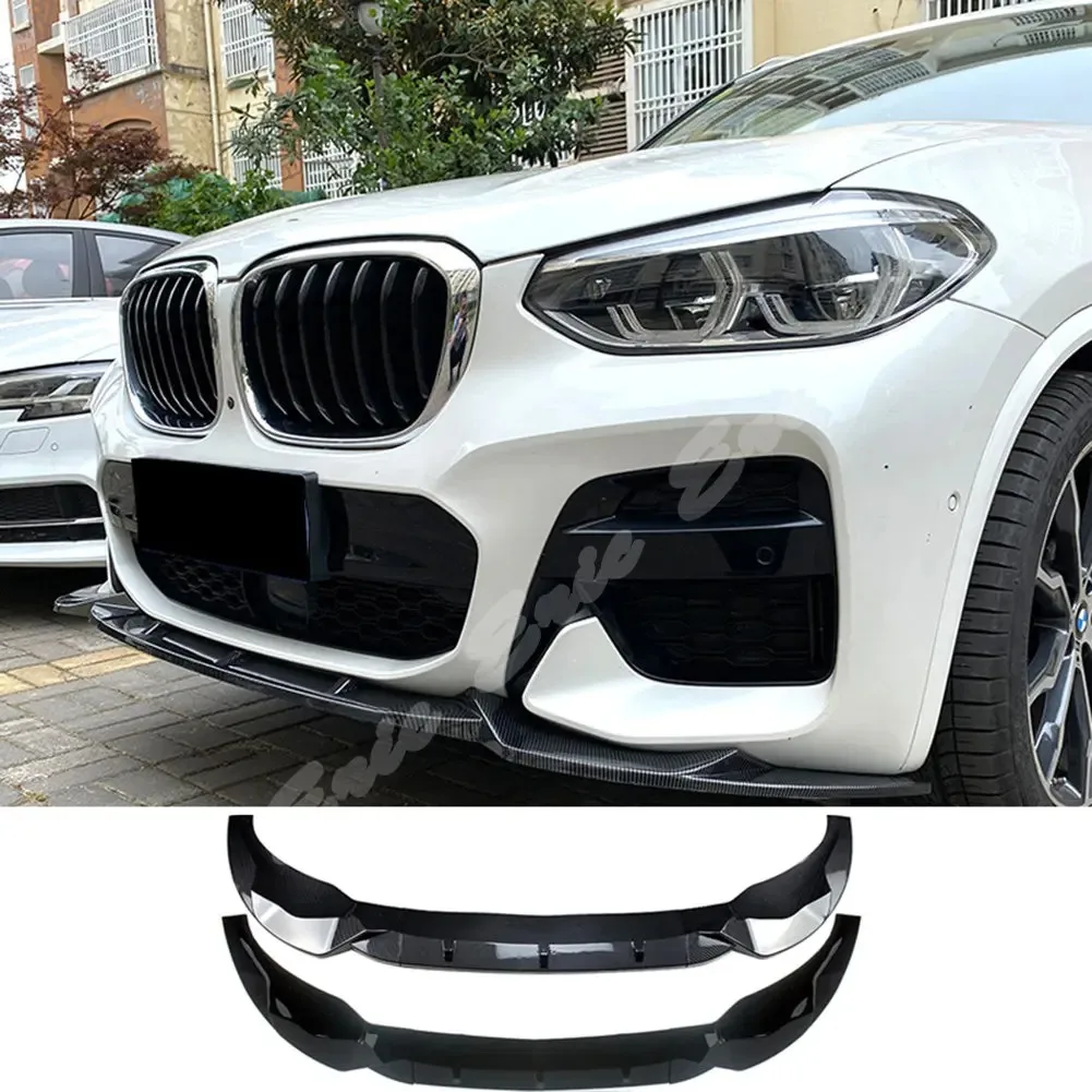 Front-Bumper-Lip-Spoiler-Side-Lower-Splitters-Body-Kit-For-BMW-X3-X4 ...
