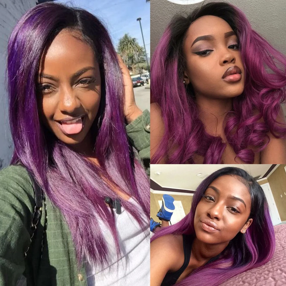 Purple Pink Ombre Weave
