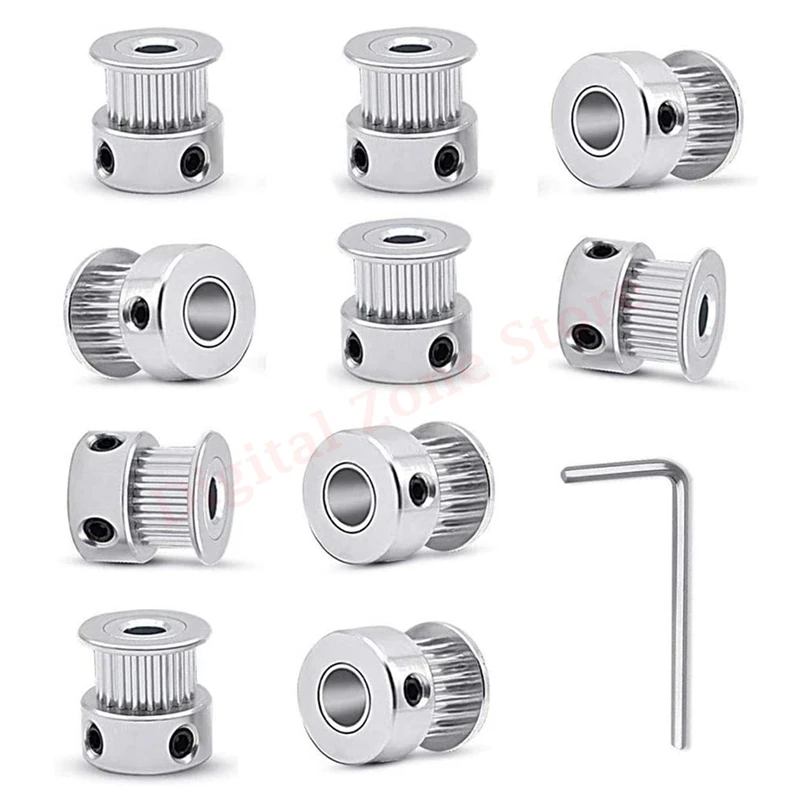 GT2-Pulley-20-Teeth-5mm-bore-6mm-Width-20T-Timing-Belt-Pulley-Wheel ...