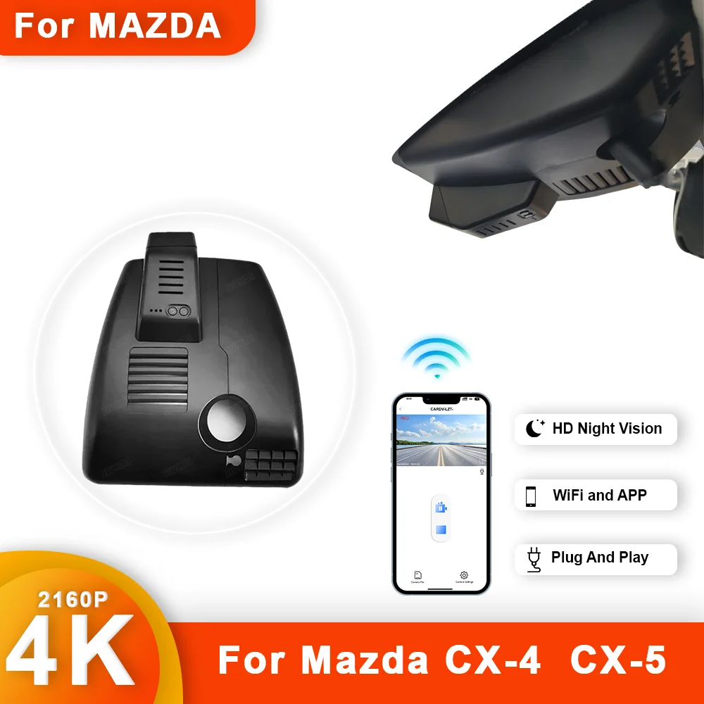 Customized 4K HD 2160P WIFi Car DV For MAZDA CX-4 CX-5 CX 4 CX 5 2021 ...