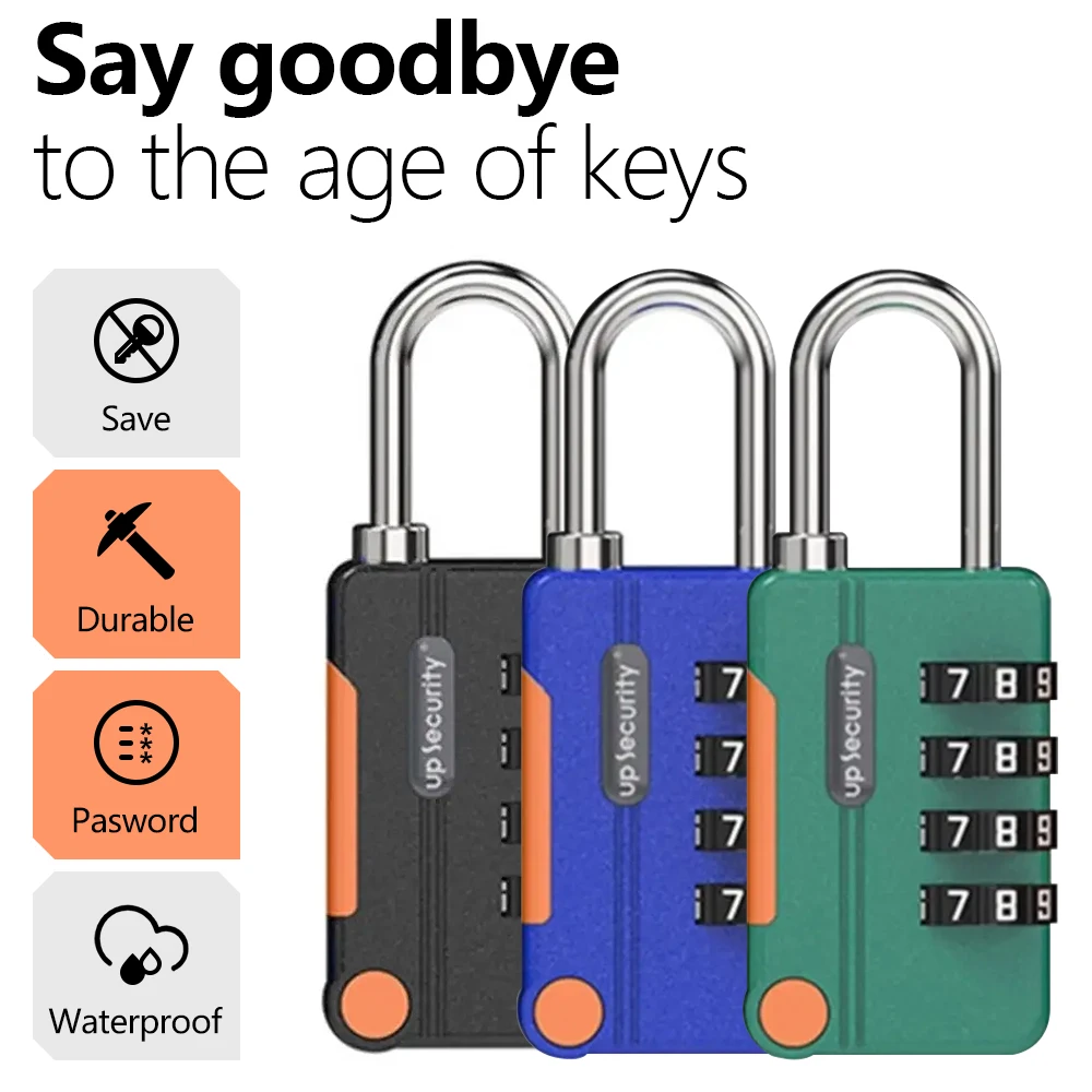 4-Digit-Code-Combination-Padlock-Travel-Luggage-For-CASE-Lock-Keyless ...