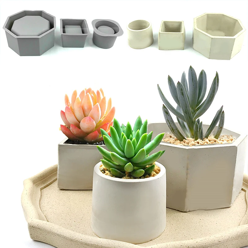 Silicone-Flower-Pot-Molds-Concrete-Planters-Moulds-Epoxy-Resin ...