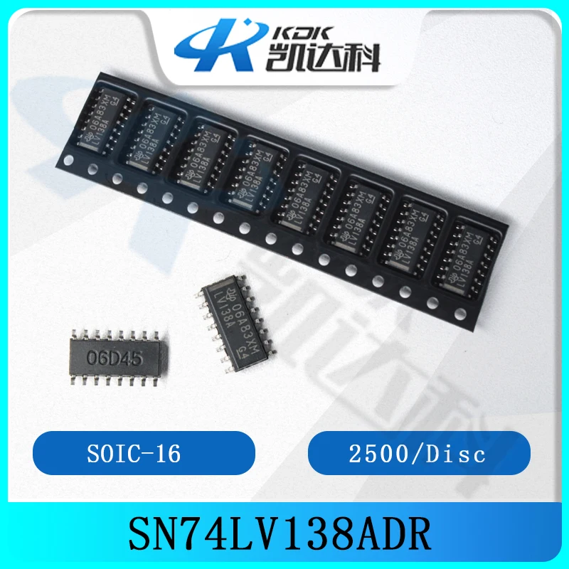 Decodificador-multiplexor-SN74LV138ADR-10-piezas-1x3-8-interruptores-de ...