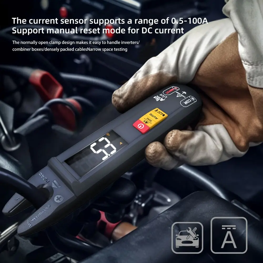 BSIDE-U0-True-RMS-Digital-Clamp-Meter-Fork-DC-AC-Automatic-Range-Smart ...