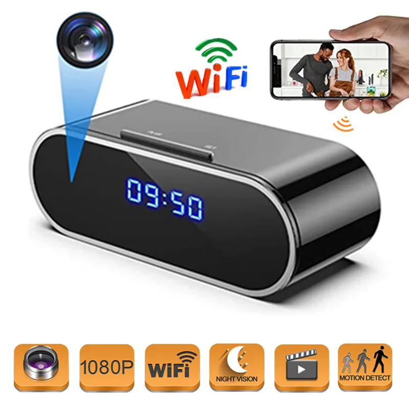HD-Wifi-Secret-Clock-Mini-Camera-IR-Night-Vision-Motion-Detect-Digital ...