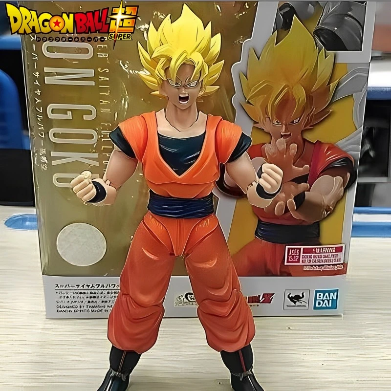 14cm-Original-Bandai-Shfiguarts-Dragon-Ball-Z-Son-Goku-Action-Figure ...