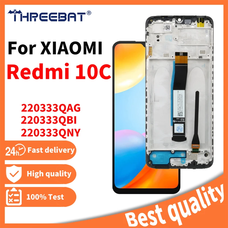 Pantalla LCD IPS de 6,71 pulgadas para Xiaomi Redmi 10C 220333QAG ...