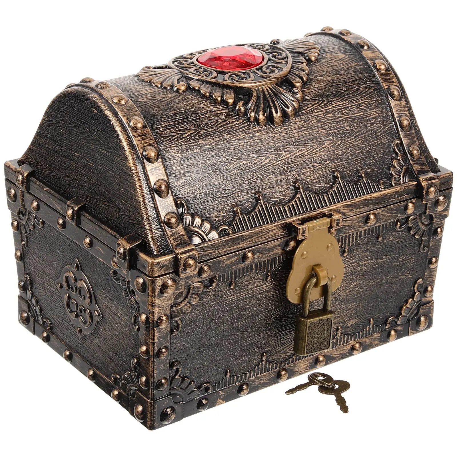 Baul Tesoro Pirata: La Caja de Tesoro Vintage con Llave que Realmente ...