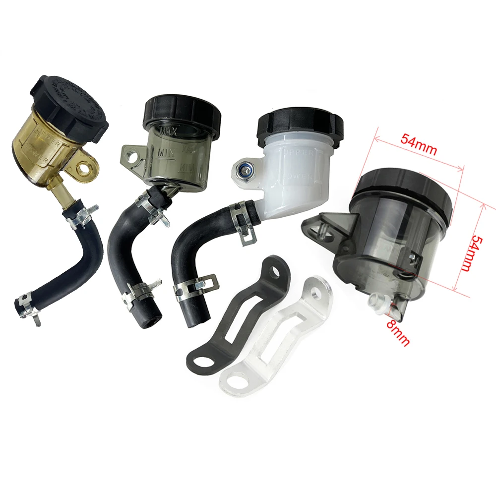 Universal-Motorcycle-Brake-Oil-Tank-Foot-Brake-Master-Cylinder-Oil-Cup ...