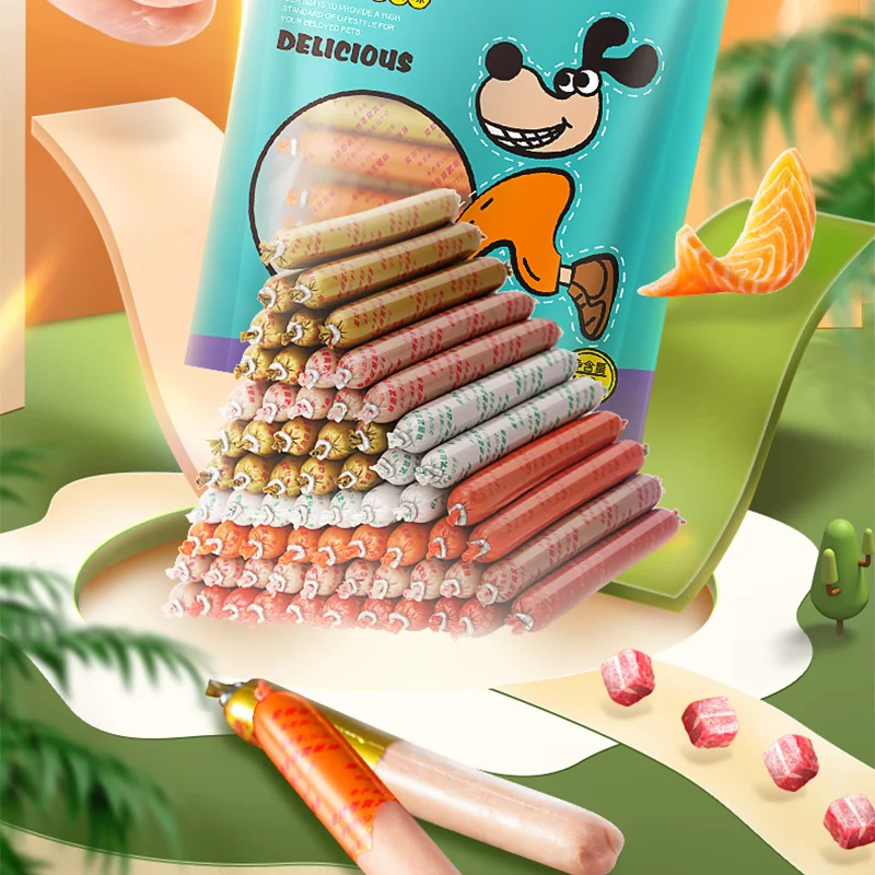 HOOPET-Dog-Snacks-Pet-Ham-Sausage-Puppy-Cat-Supplies-Dog-Ham-Training ...