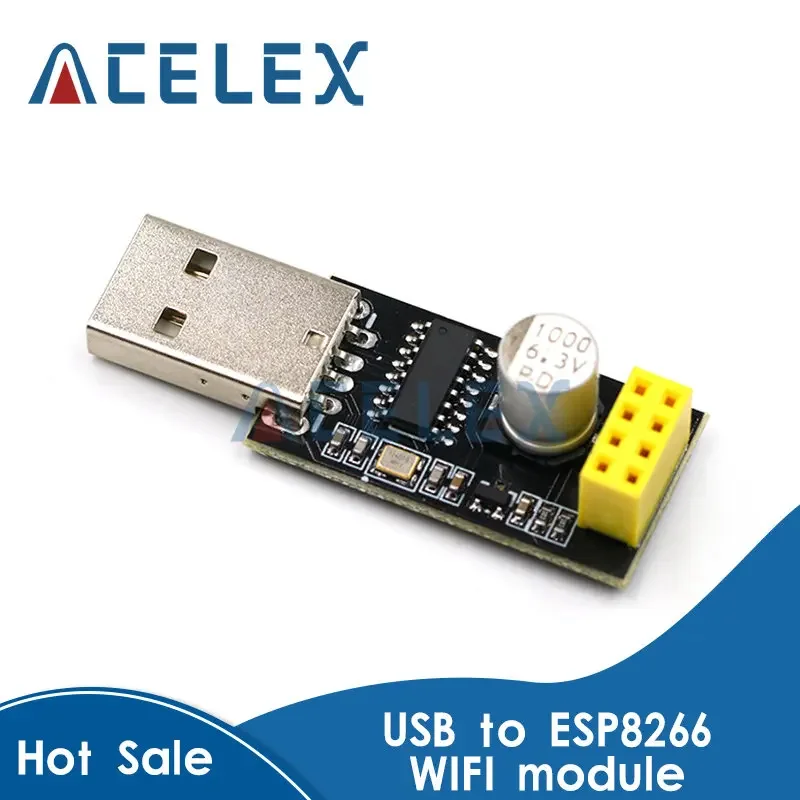 CH340-USB-to-ESP8266-ESP-01-Wifi-Module-Adapter-Computer-Phone-Wireless ...