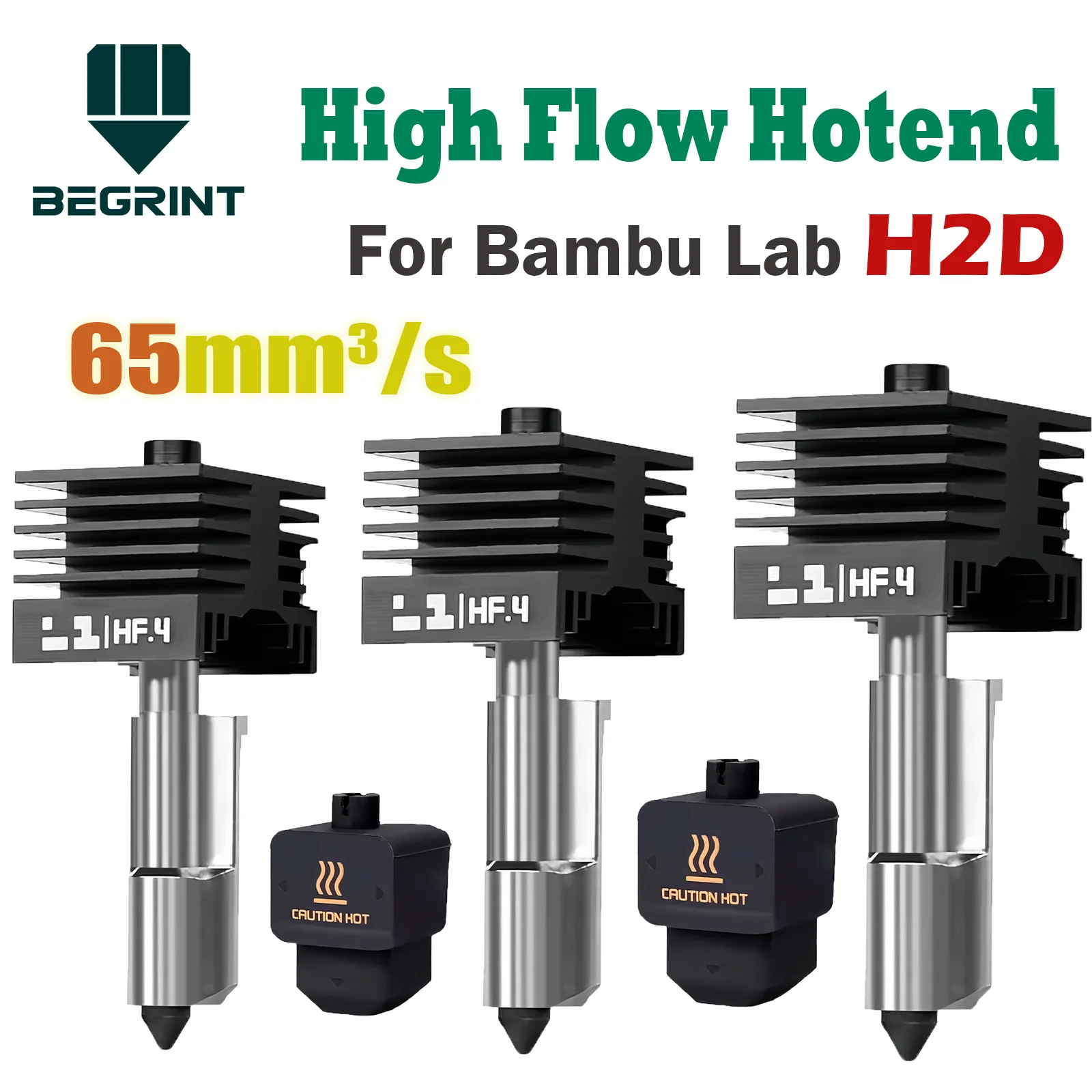 For Bambu Lab H2D High Flow Hotend 0.4MM High Quality Fast Printing ...