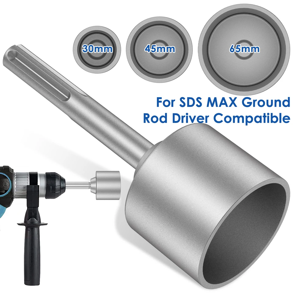 Sds Max Drill Bits SDS-Max Ground Rod Driver, 30/45/65mm Heavy Duty ...