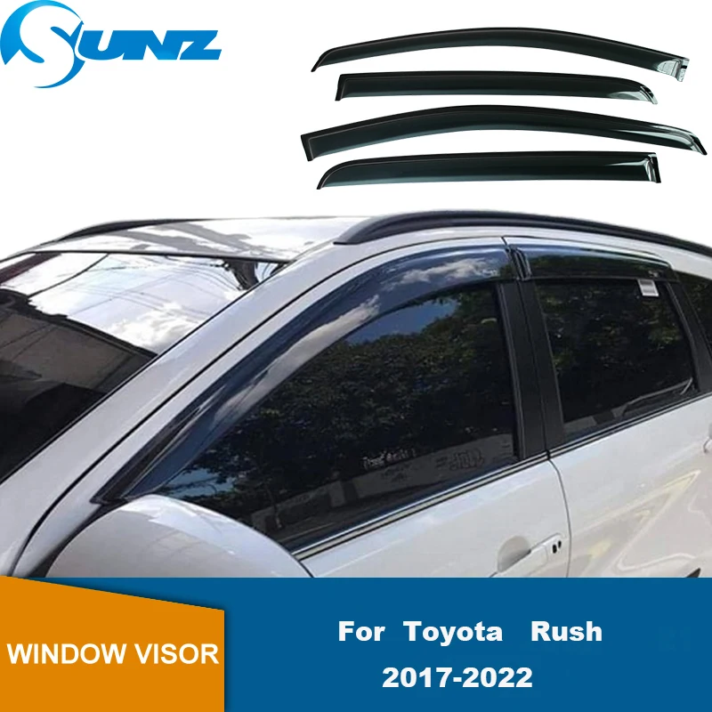 Side-Window-Visor-For-Toyota-Rush-2017-2018-2019-2020-2021-2022-Sun ...