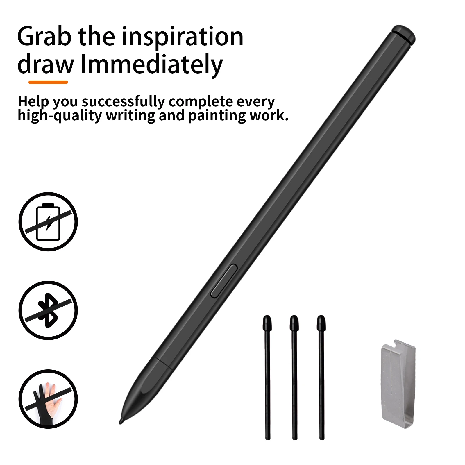 For reMarkable 2 EMR Stylus Pen with 4096 Pressure Sensitivity Eraser ...