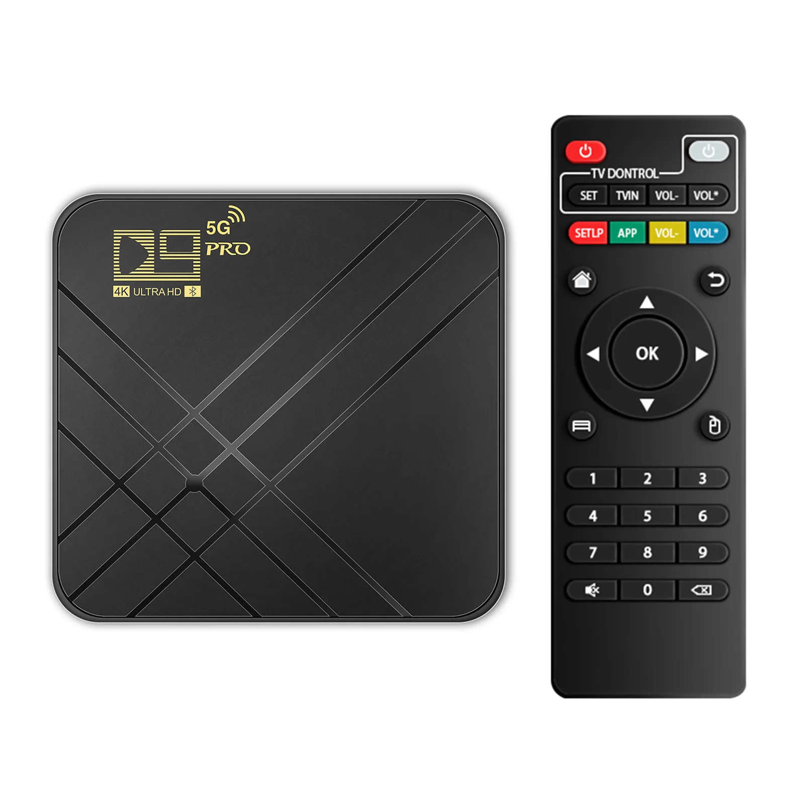 TV Box For Android 10.0 For ARM Cortex A53 3D 4K Ultra HD Android TV ...