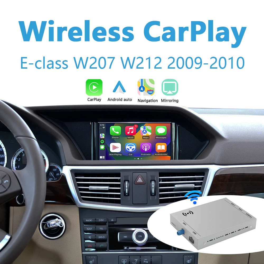 Wireless-Apple-CarPlay-for-Mercedes-E-Class-W212-W207-NTG4-0-System ...