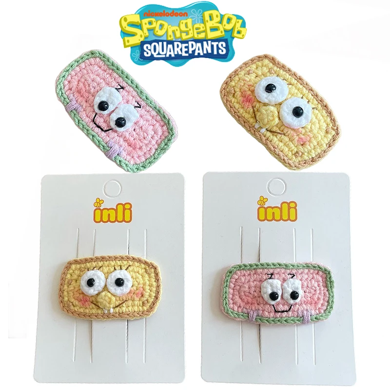 SpongeBob-Patrick-Star-Children-s-Cute-Fabric-Knit-Pair-Clip-Hair ...