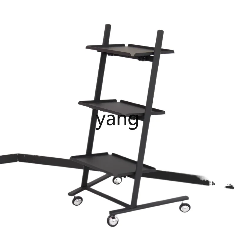 TGF stainless steel hair cart hair cut hair extension foldable bar cart ...