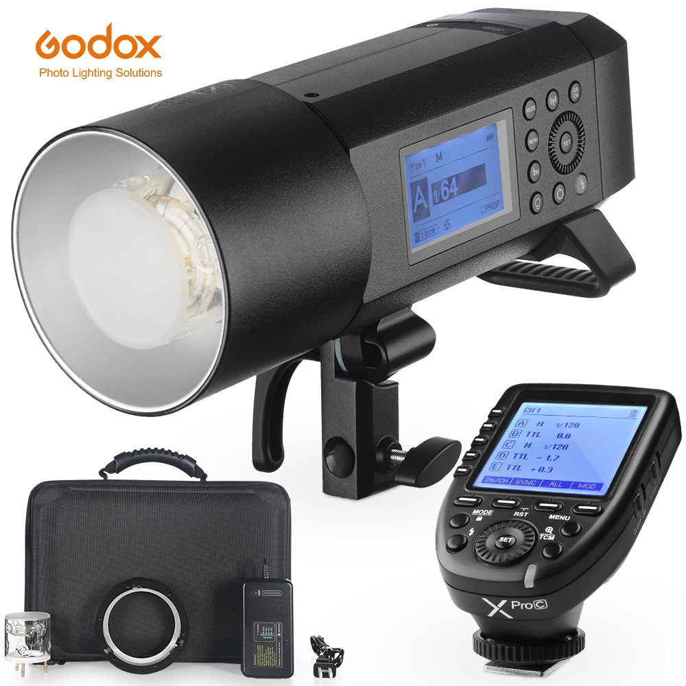Godox-AD400Pro-All-in-One-TTL-HSS-2-4G-Wireless-X-System-Outdoor-Flash ...