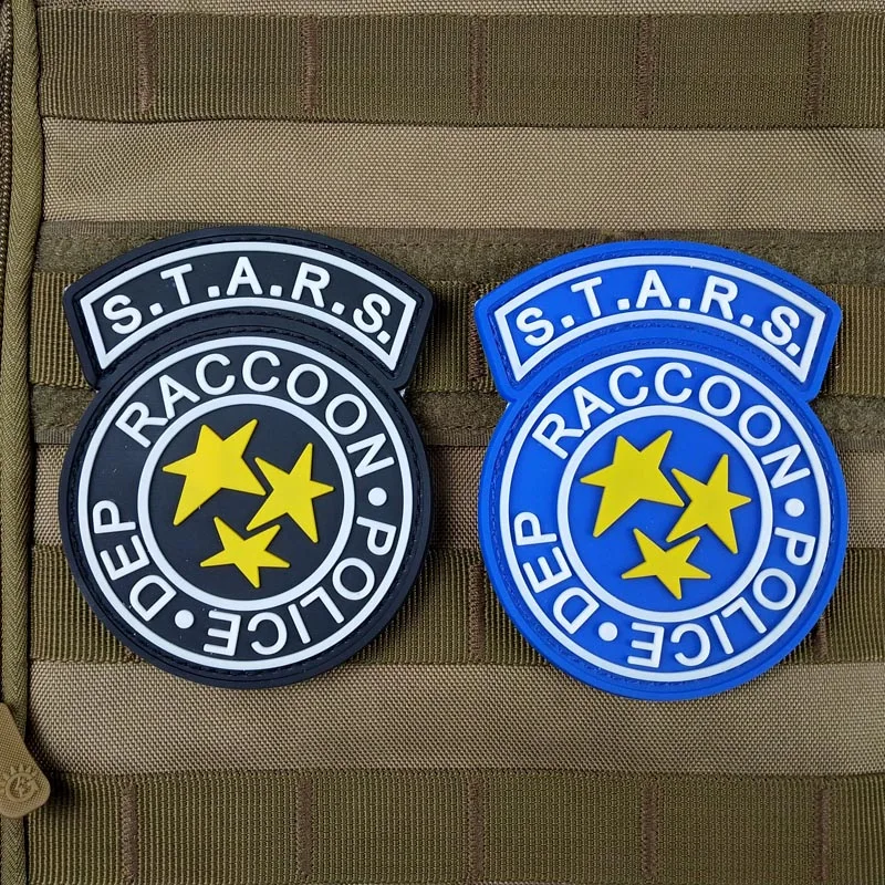 STARS-S-T-A-R-S-Raccoon-City-DEP-RUBBER-Shoulder-Patches-Applique-Hook-Back-Patches.jpg
