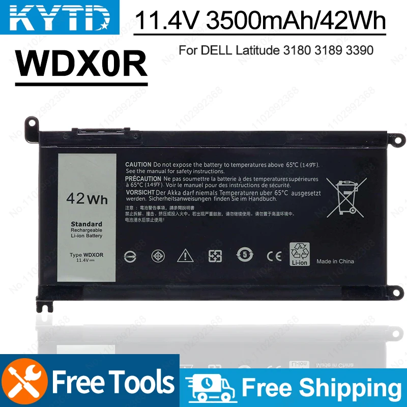 KYTD-WDX0R-WDXOR-Laptop-Battery-For-Dell-Latitude-3180-3189-3390-Vostro ...