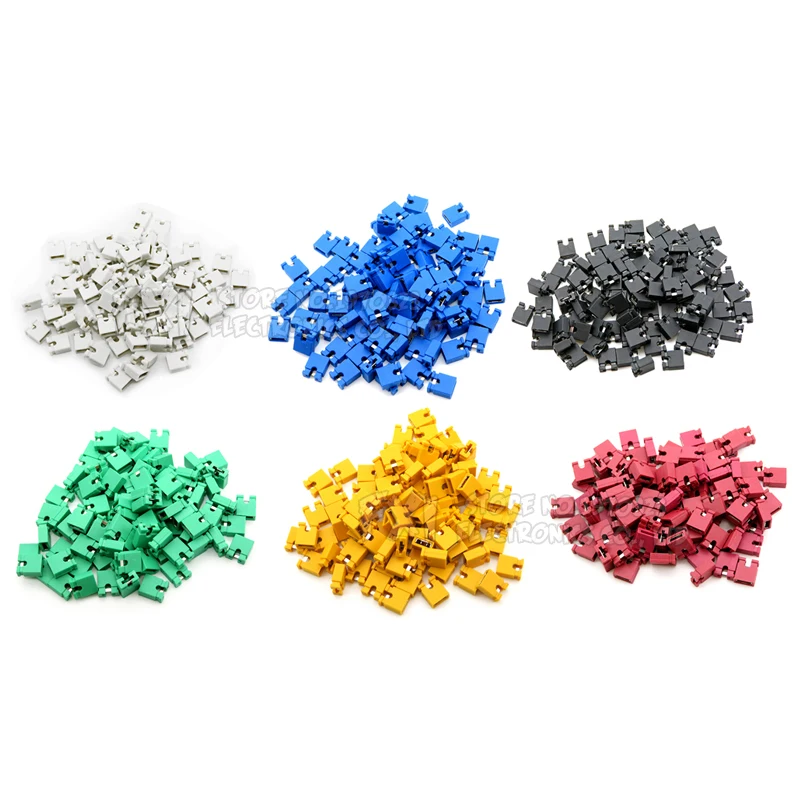 100PCS-Pitch-2-4mm-Pin-Header-jumper-shorted-cap-Headers-Wire-Housings ...