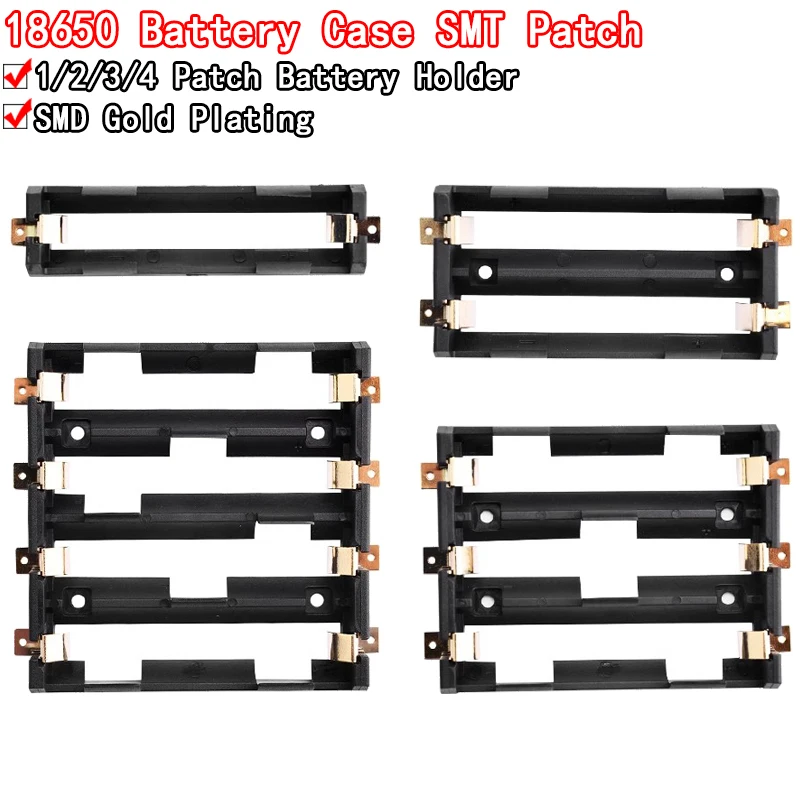 1x2x3x4x 18650 SMT Battery Holder 18650 SMD Battery Box Storage Case ...